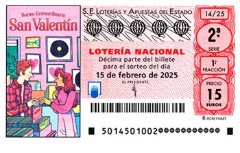Sorteo especial de San Valentín en la Lotería Nacional de España ...